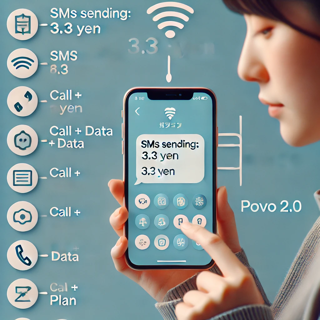 povoでSMSを使うには？料金と設定ガイド、トラブル対処法 - LightwayComm ライトウェイコム